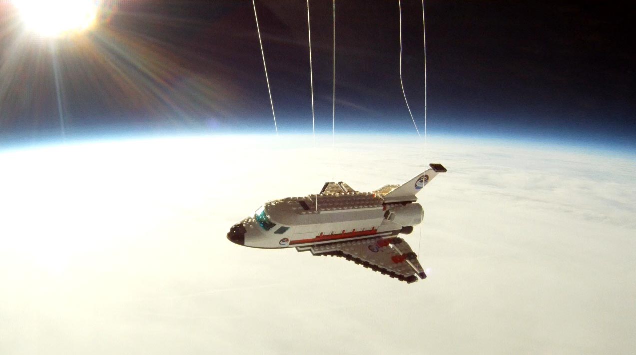 Teenager Launches LEGO Shuttle Into Space - Science Friday