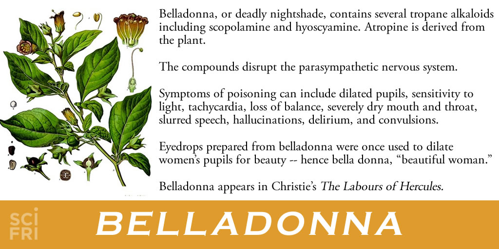 A Is for Arsenic: The Poisons of Agatha Christie - Science Friday