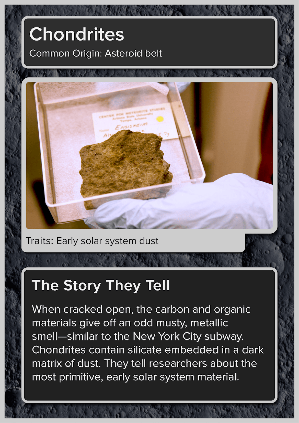 Get To Know These Meteorites