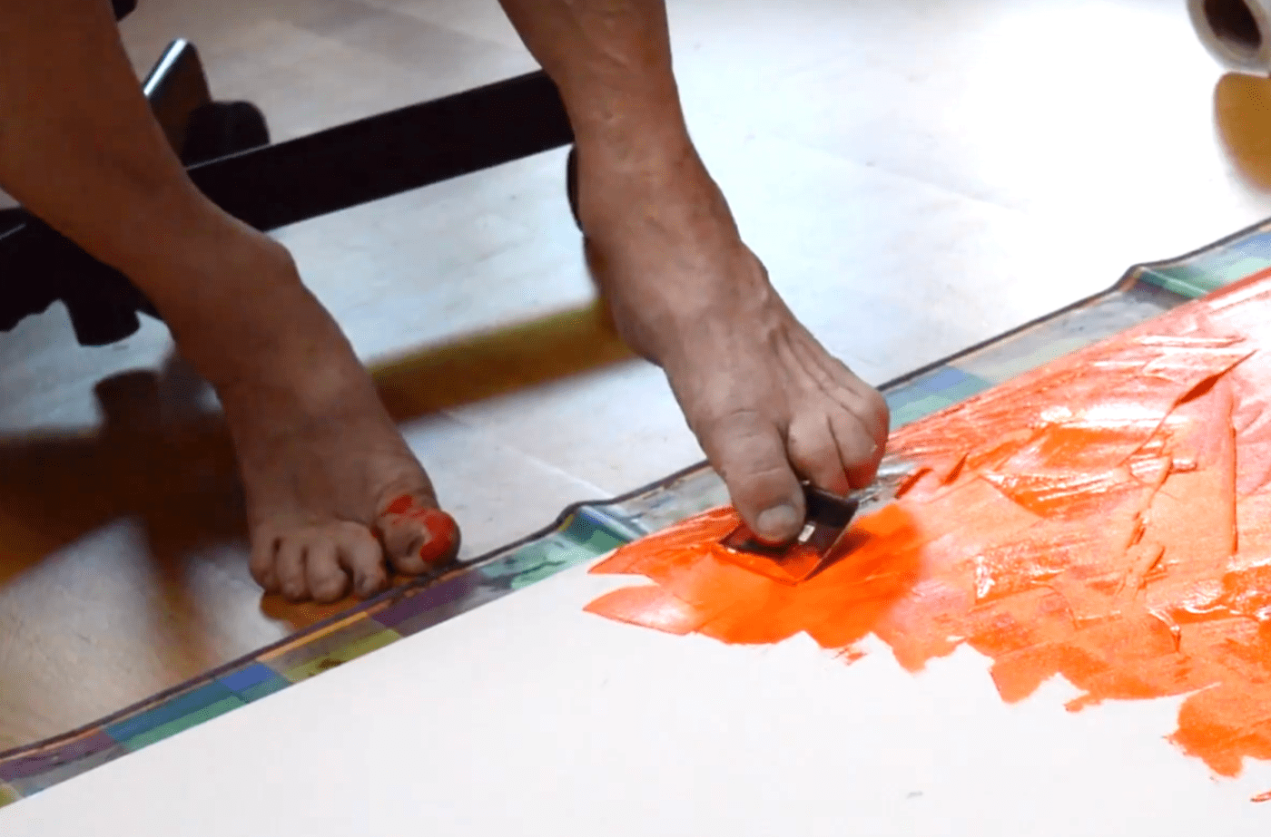 How Painting With Your Feet Changes Your Brain