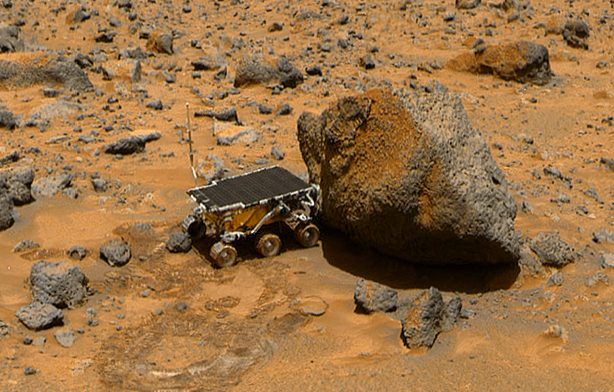 Sojourner Rover Curiosity Size Comparison