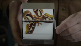 Analogue Animation Turning The Pages Of A Flipbook Machine