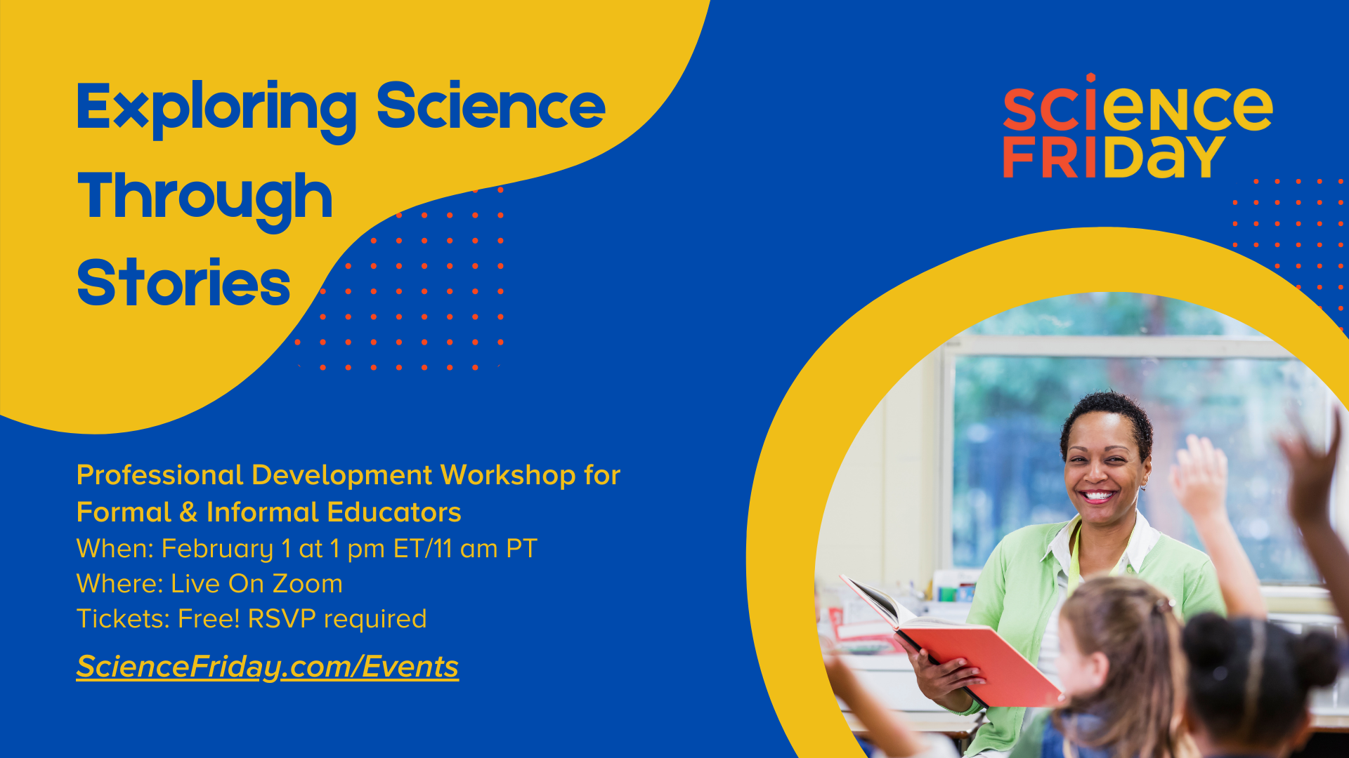 Educator Workshop: Exploring Science Through Stories